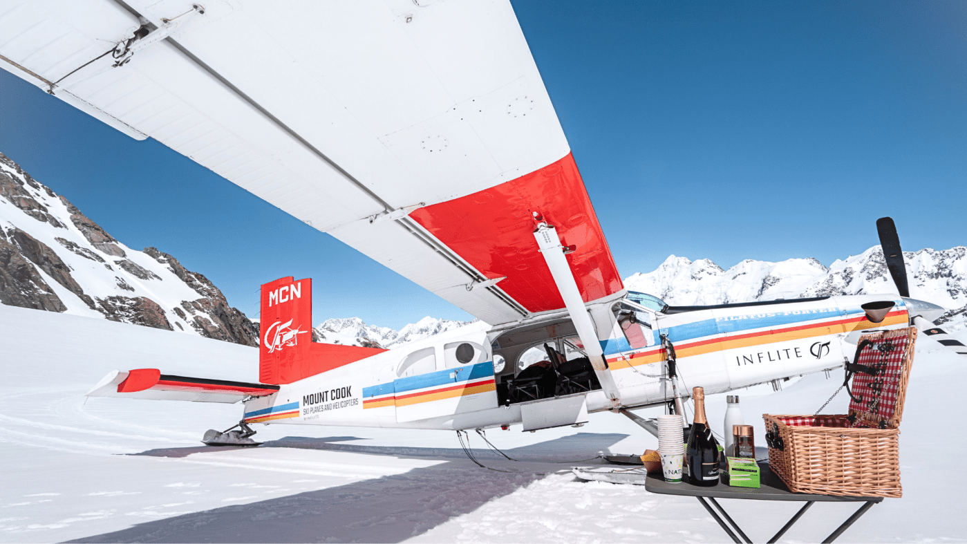 Picnic Amongst The Peaks | Ski Plane | Mount Cook Ski Planes